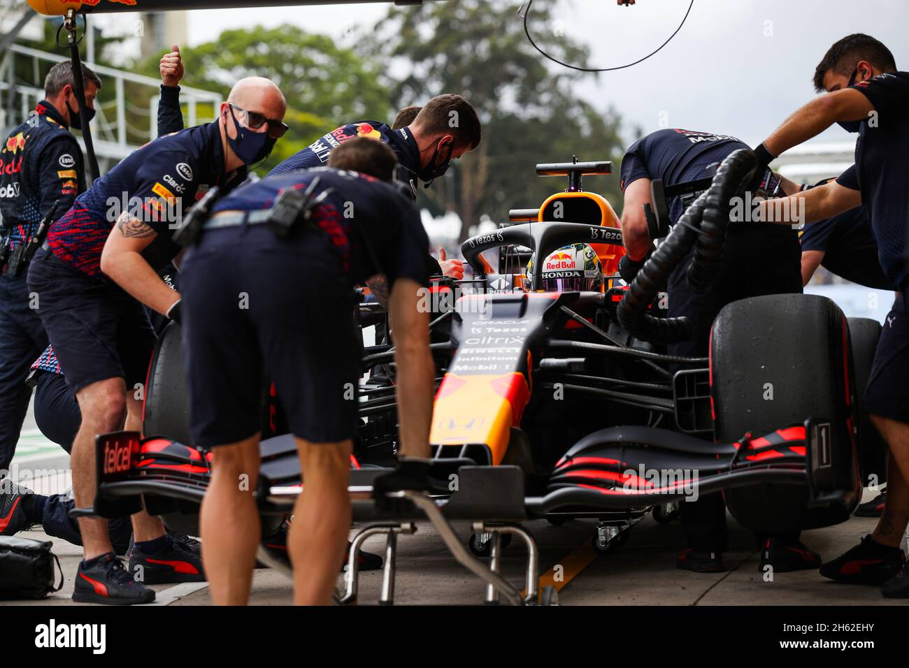 Sao Paulo, Brazil. 12th Nov, 2021. VERSTAPPEN Max (ned), Red Bull ...
