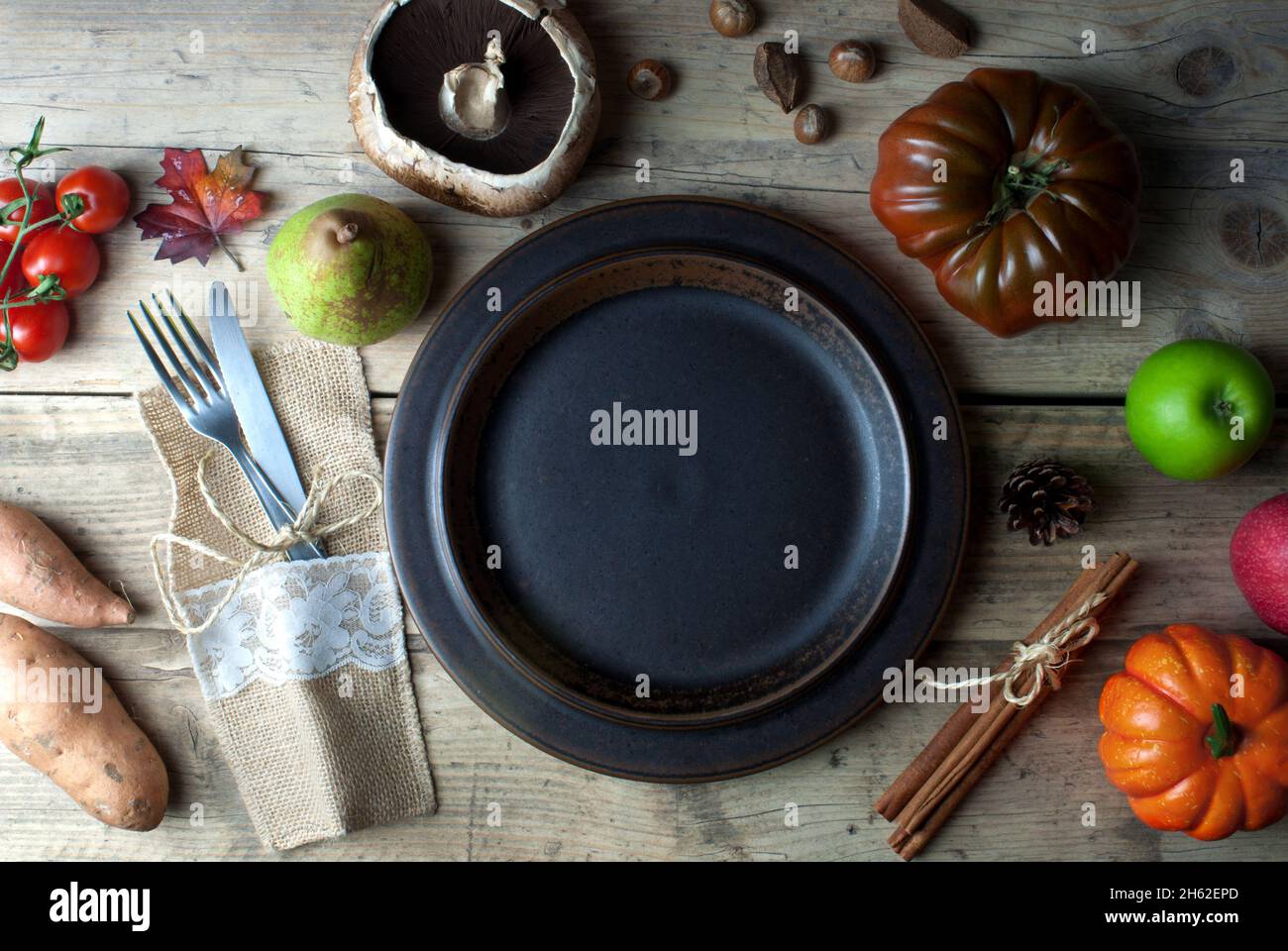 Thanksgiving dinner plate hi-res stock photography and images - Alamy