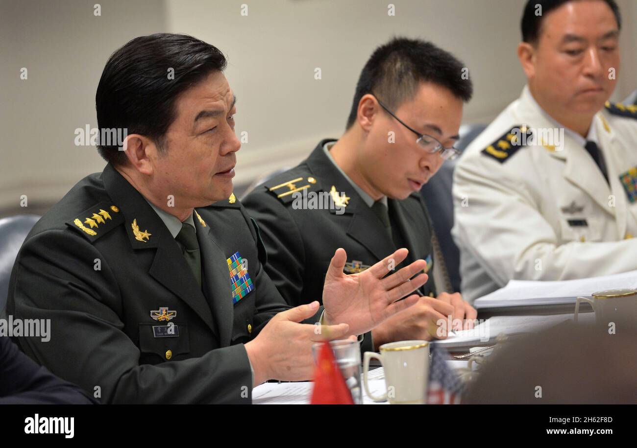 China’s minister of national defense hi-res stock photography and ...