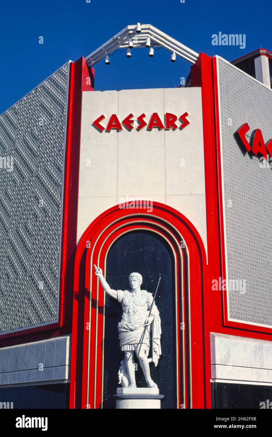 Caesar's, Atlantic City, New Jersey; ca. 1985 Stock Photo - Alamy