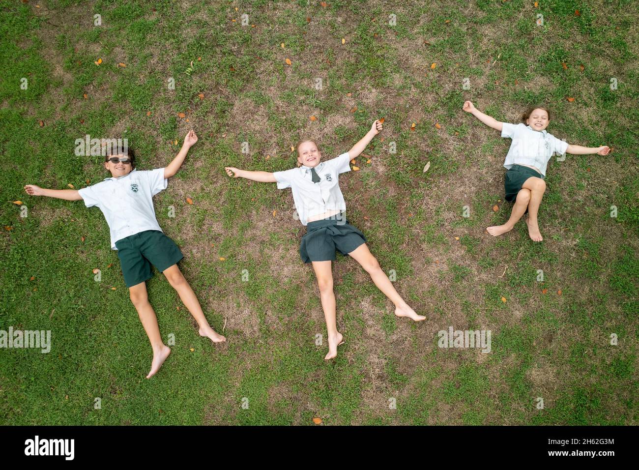 Townsville, Queensland, Australia - November 2021: Three children in ...
