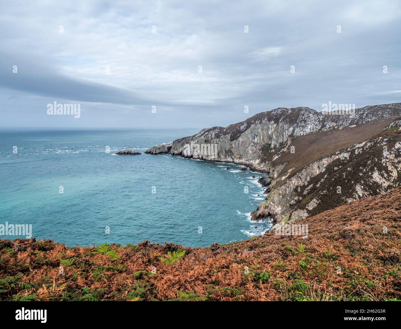 Gogarth Bay. South Stack, Anglesey, Wales Stock Photo - Alamy