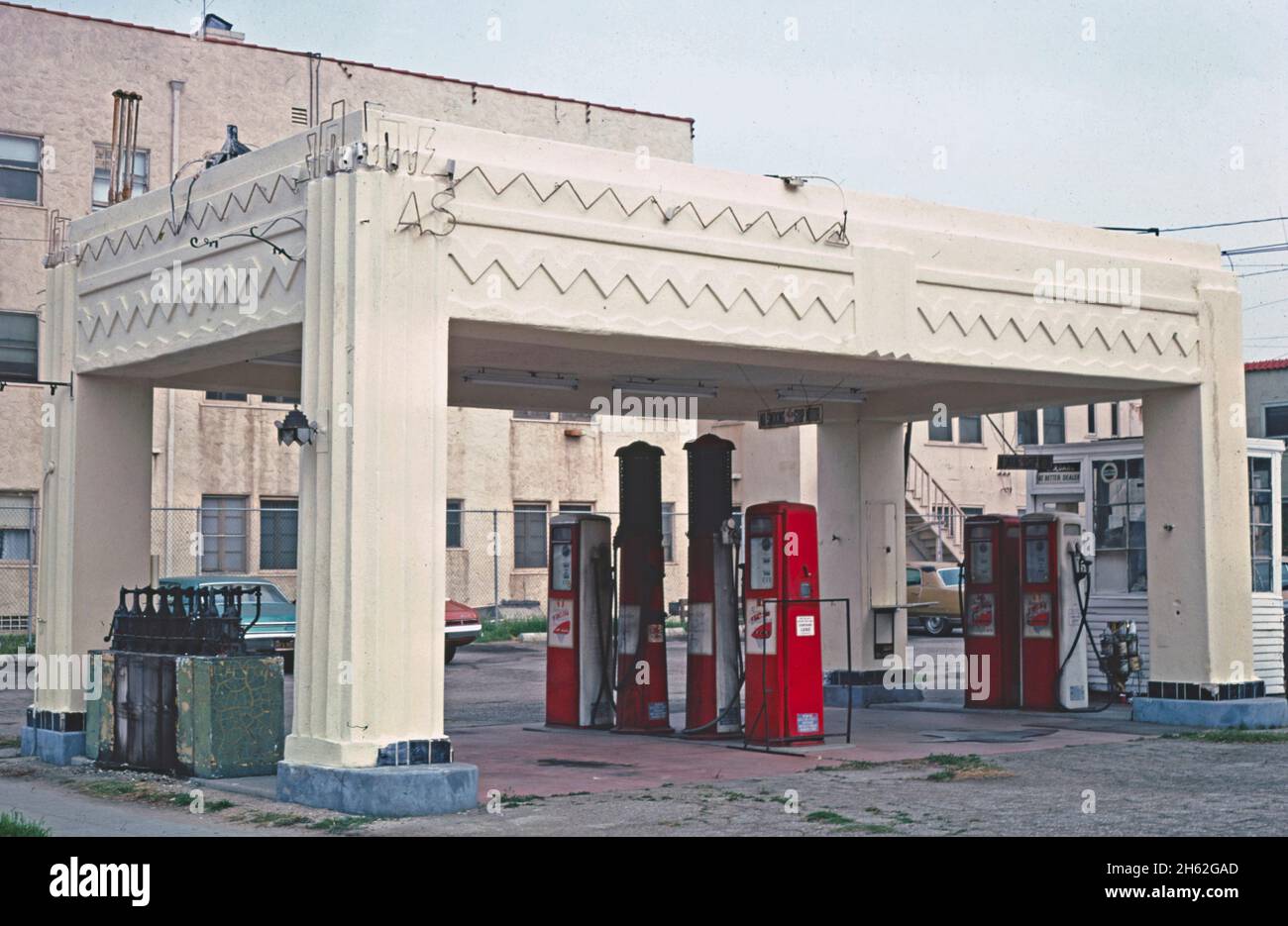 Seaside Gas, Los Angeles, California; ca. 1976 Stock Photo - Alamy