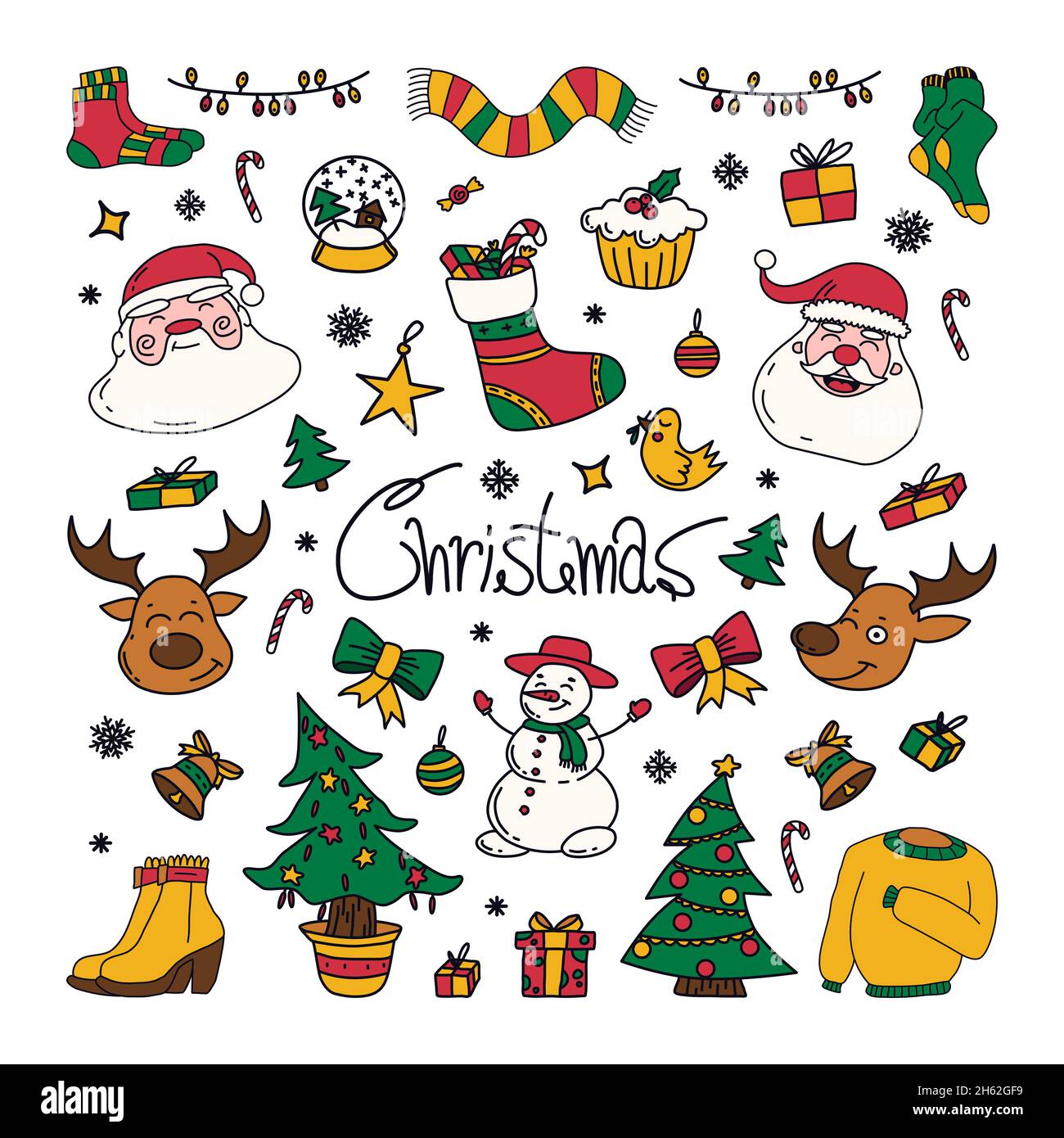 Christmas Clip Art Work Free Santa Claus Clipart Images | FreeImages