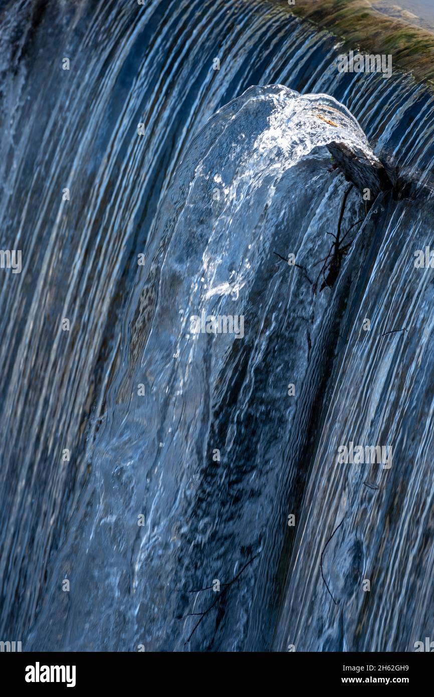 weir on a stream Stock Photo - Alamy