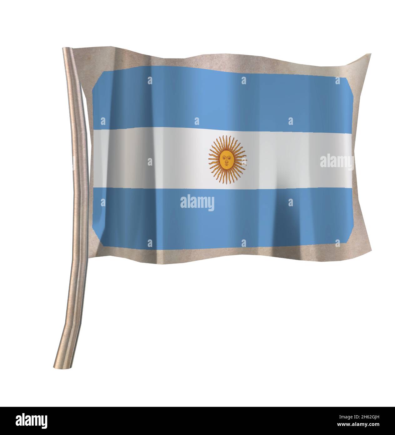 Flag pole Stock Vector Images - Alamy