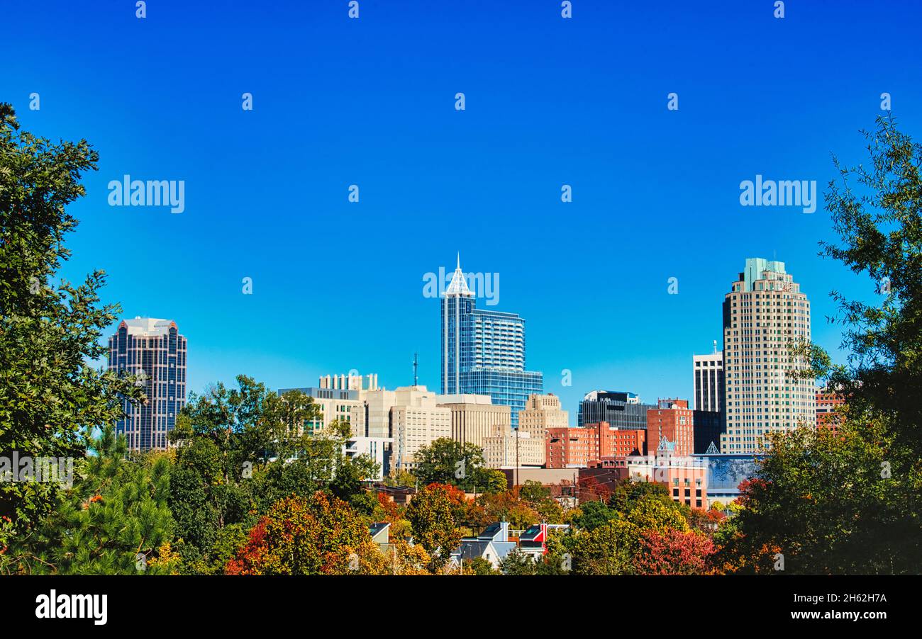 Downtown raleigh skyline hi-res stock photography and images - Alamy