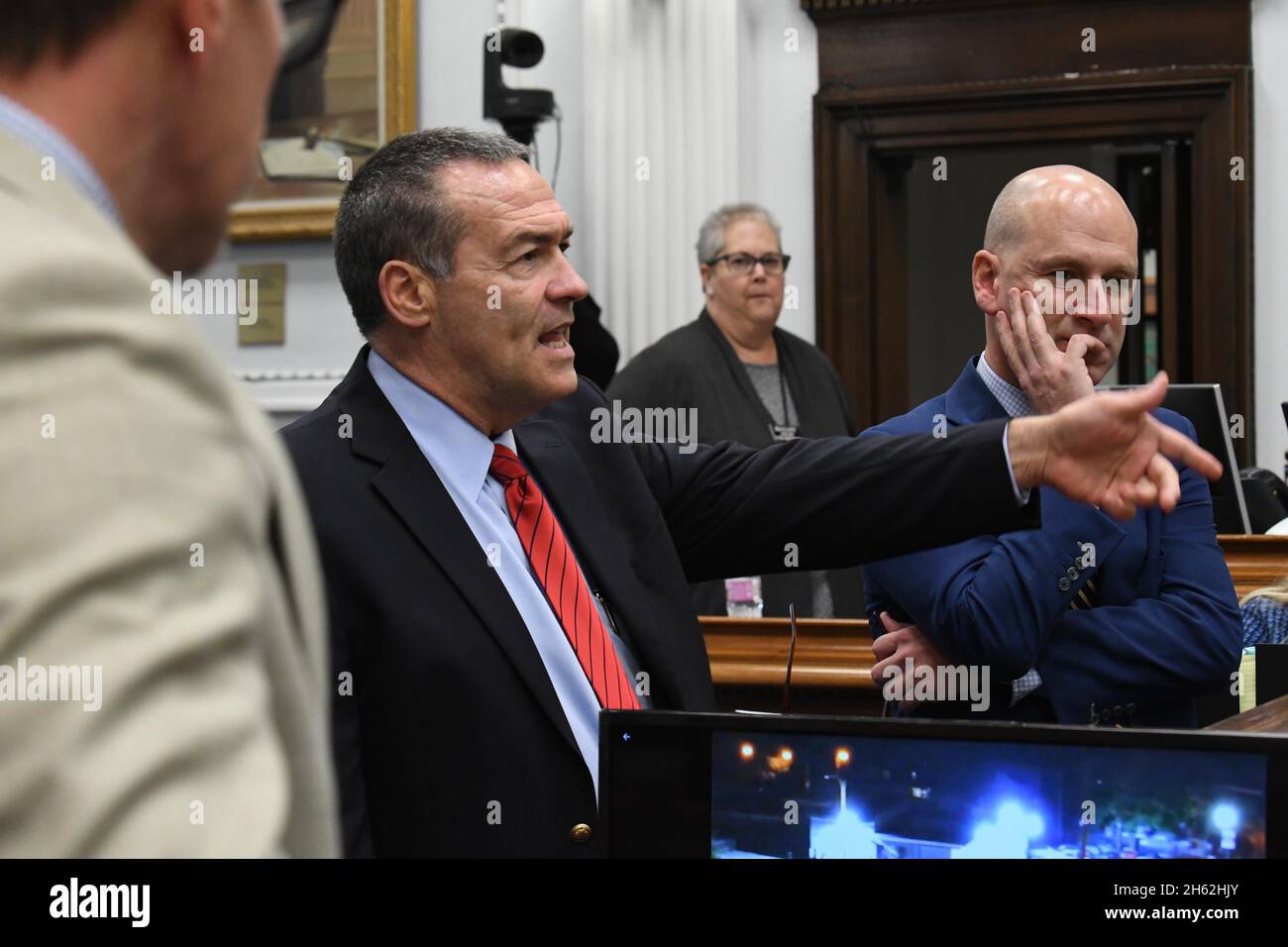 Kenosha, Wisconsin, USA. 12th Nov, 2021. Assistant District Attorney ...