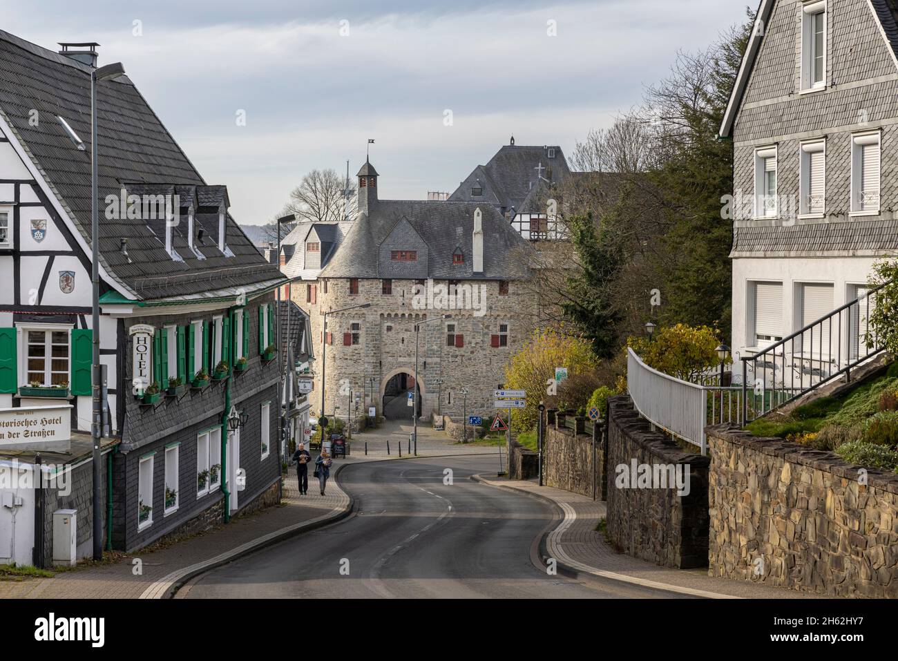 Schloss Burg -castle in Solingen, Germany, is a famous travel ...