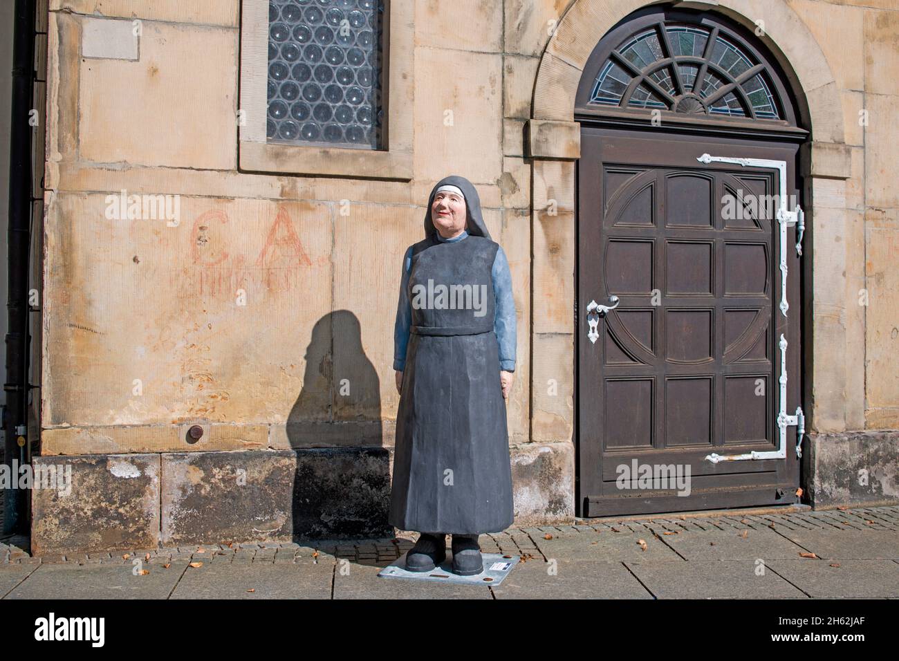 art,figure,the nun,celle,lower saxony,germany Stock Photo - Alamy