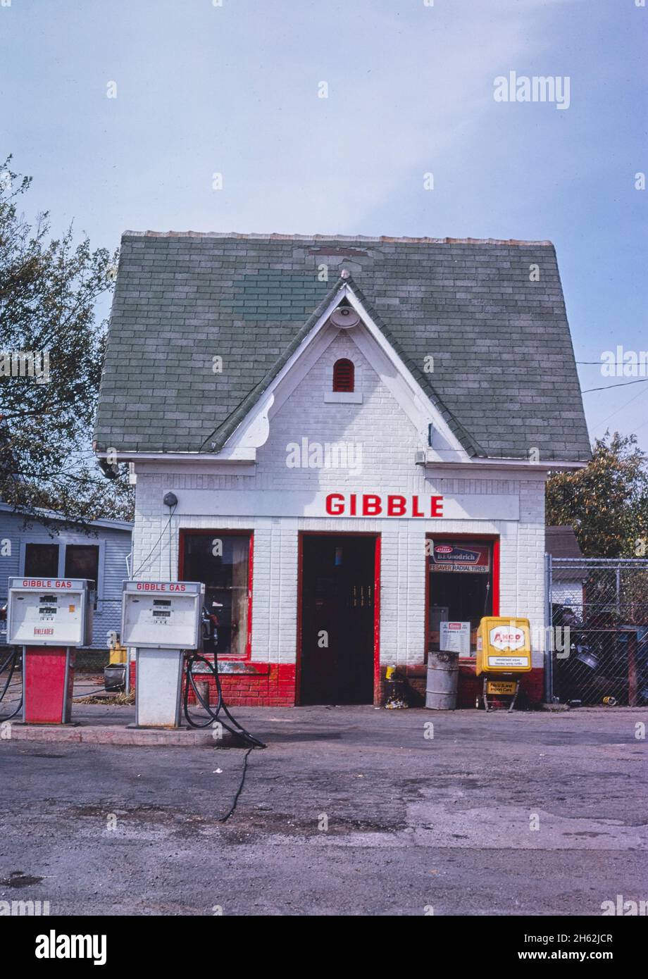 Gibble Gas, Norman, Oklahoma; ca. 1979 Stock Photo - Alamy