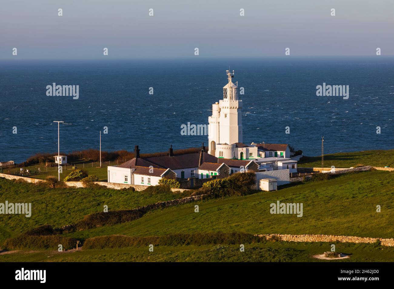 england,isle of wight,niton,st.catherine's lighthouse Stock Photo - Alamy
