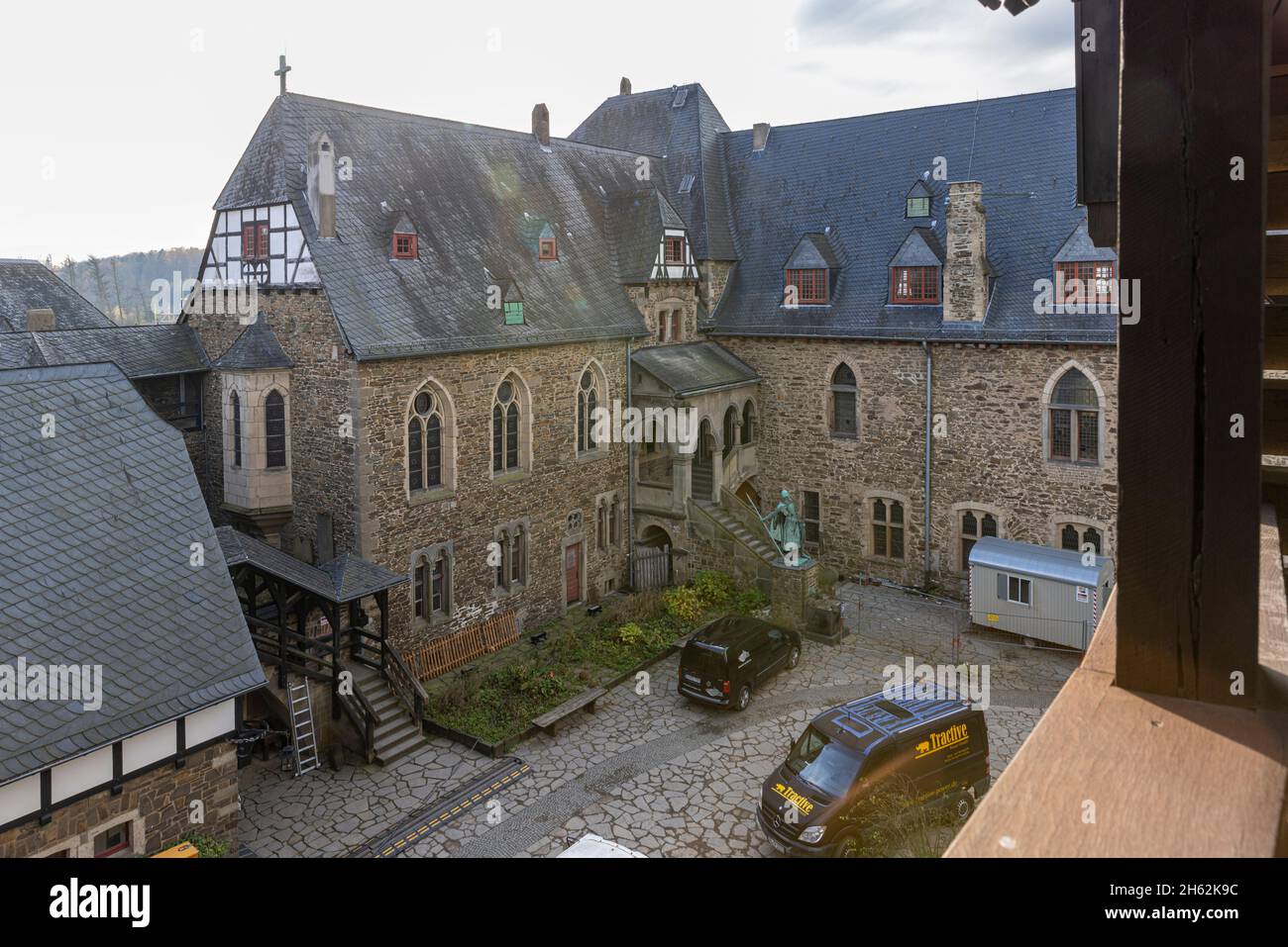 Schloss Burg -castle in Solingen, Germany, is a famous travel ...