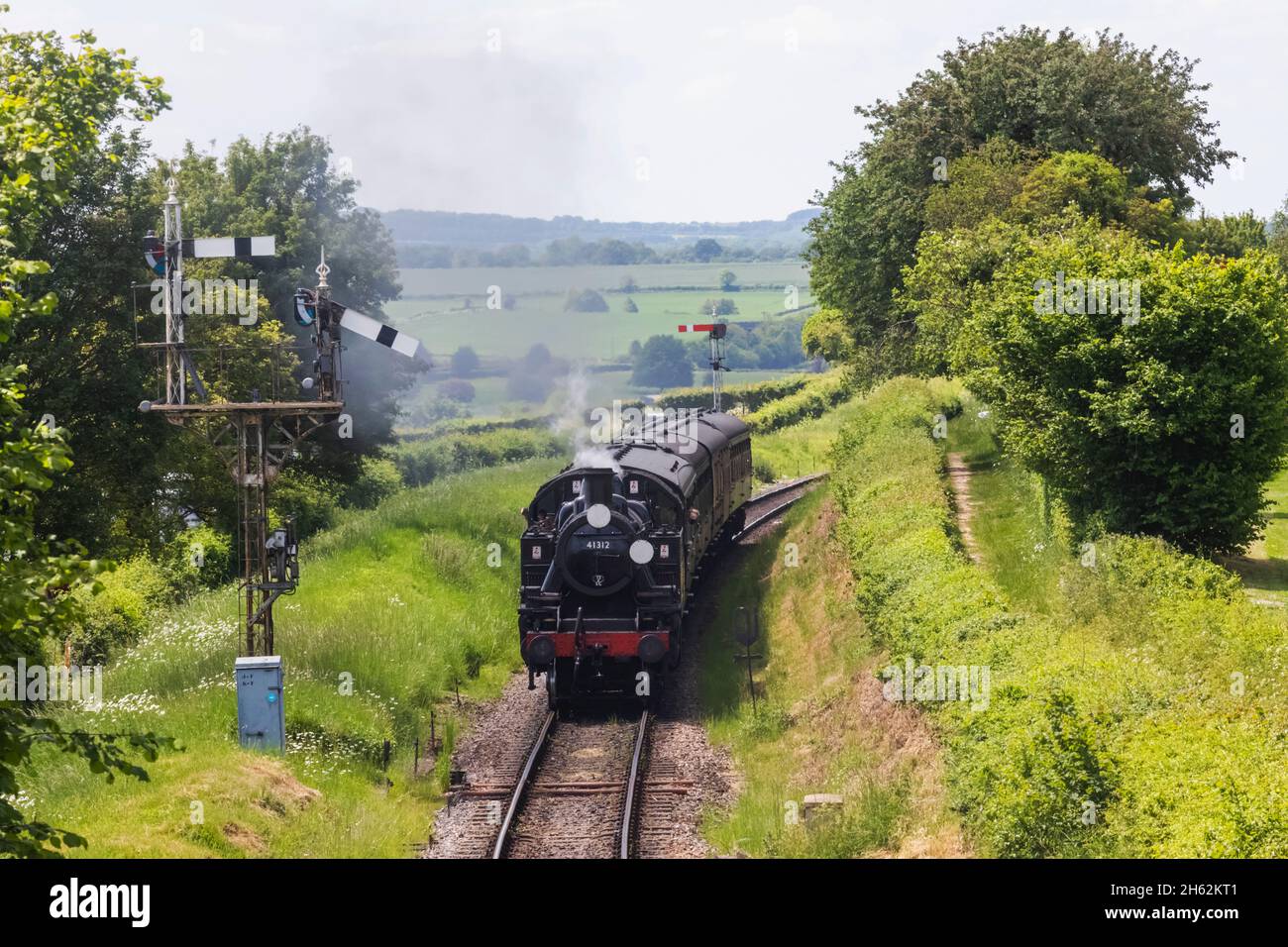 england,hampshire,ropley,ropley station,the mid-hants heritage railway ...