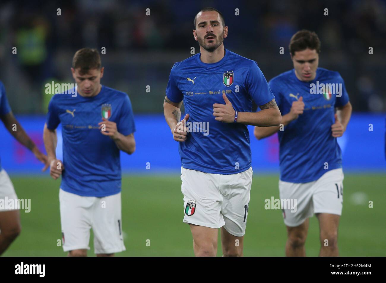 Rome, Italy. 12th Nov, 2021. Rome, Italy - 12.11.2021:Italy warm up ...