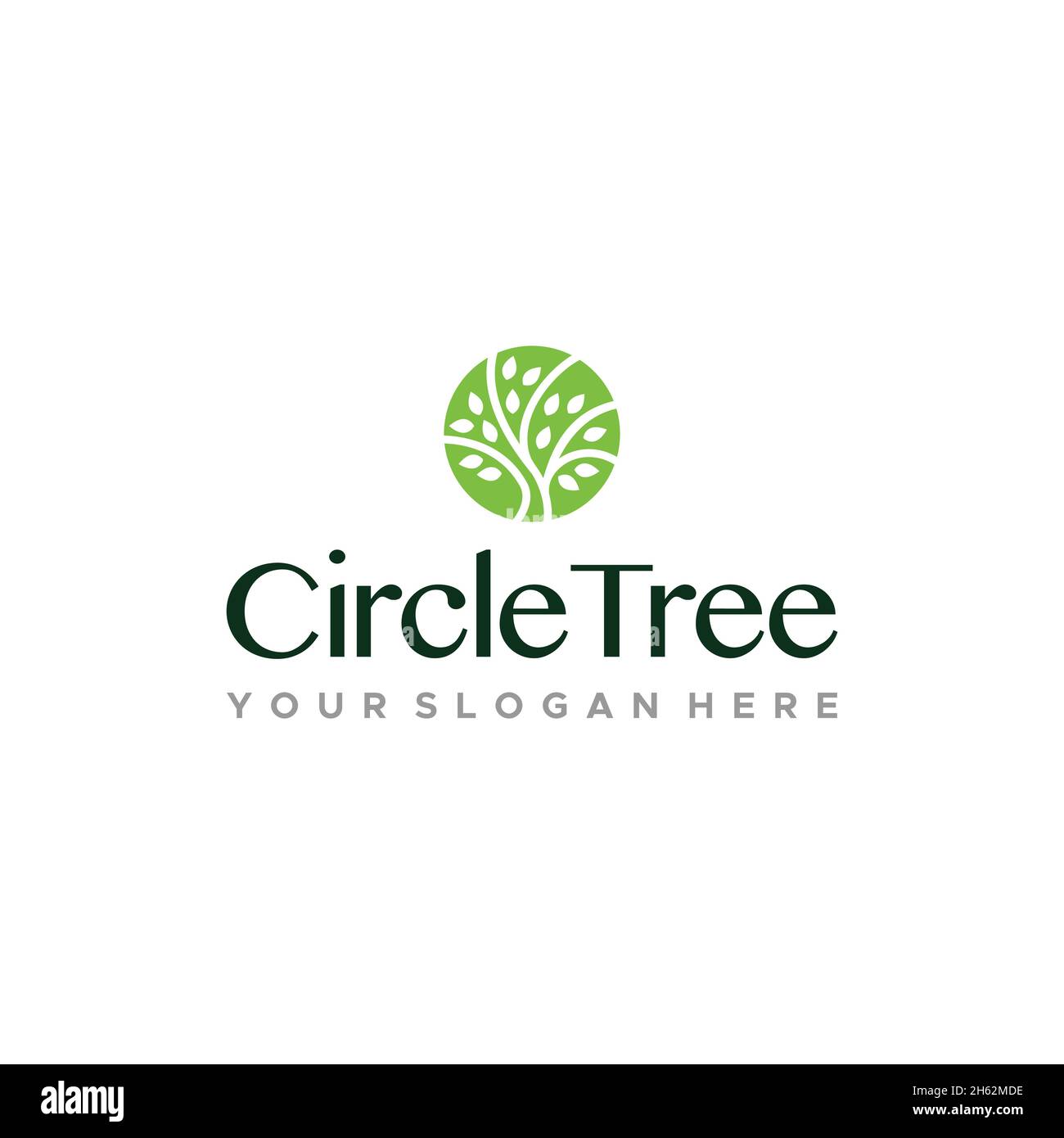 Silhouette circle digital tree hi-res stock photography and images - Alamy