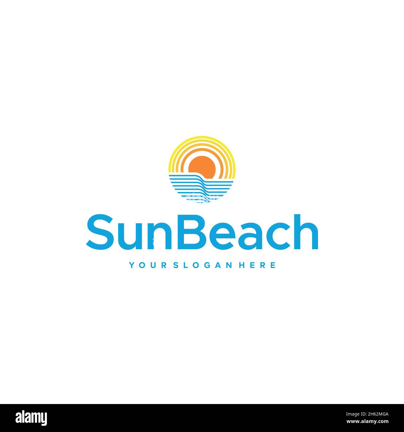 Paradise beach calm clear water Stock Vector Images - Alamy