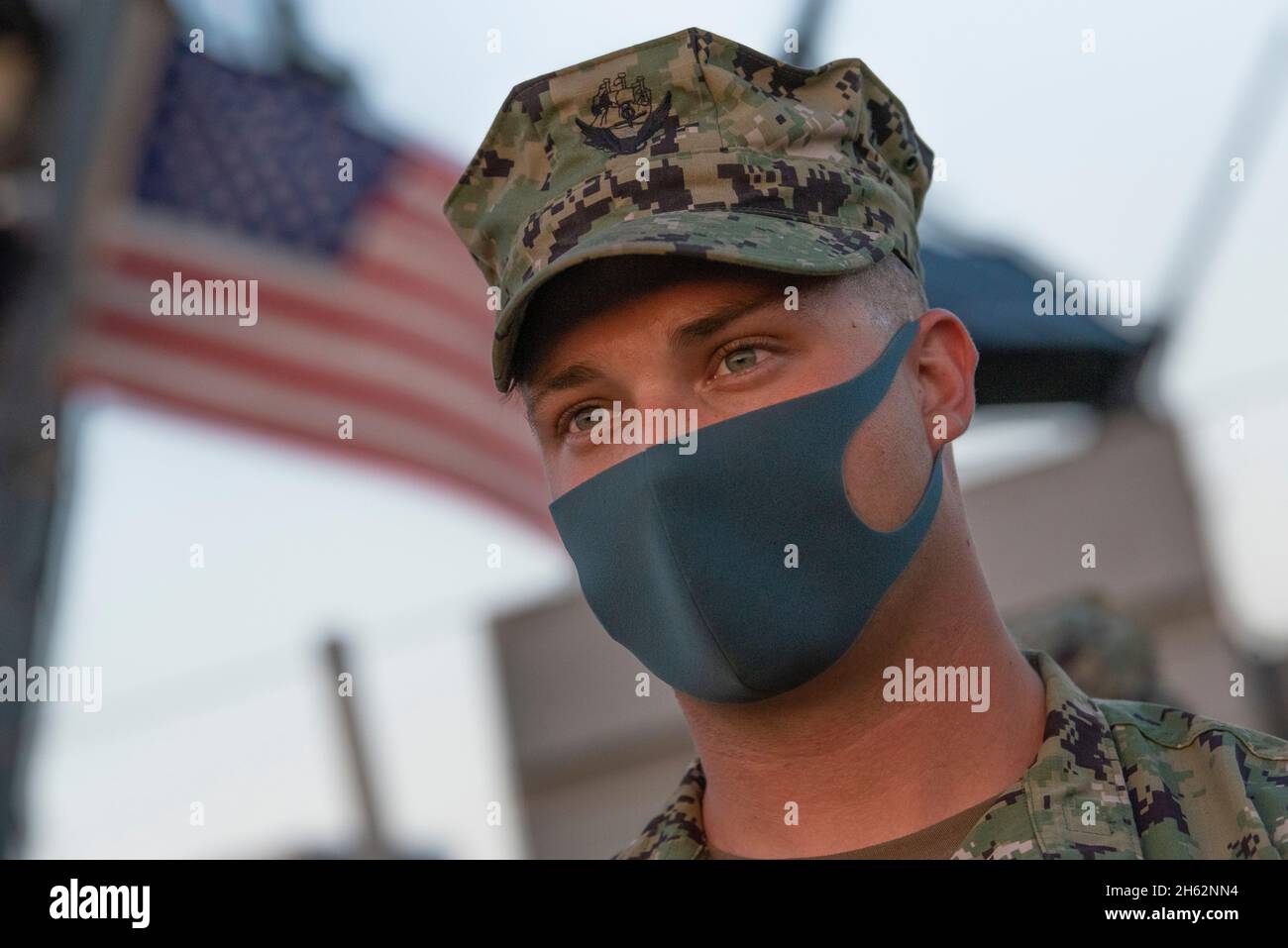 Reportage: A sailor stands ready as Acting Defense Secretary ...