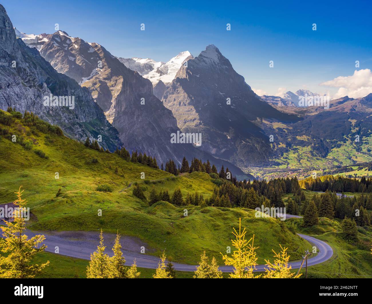 grosse scheidegg mountain pass Stock Photo - Alamy