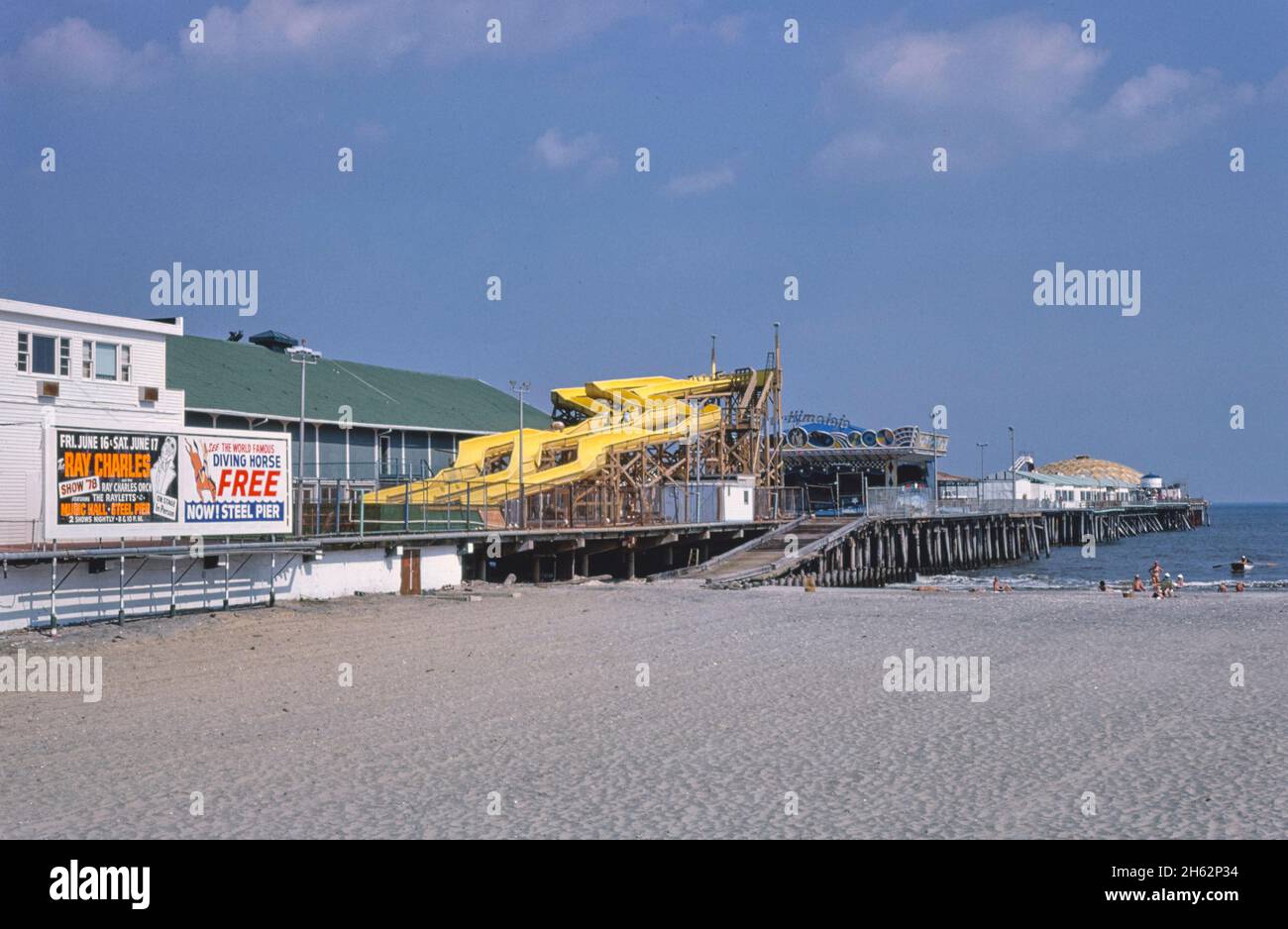 Steel Pier, Atlantic City, New Jersey; ca. 1978 Stock Photo - Alamy