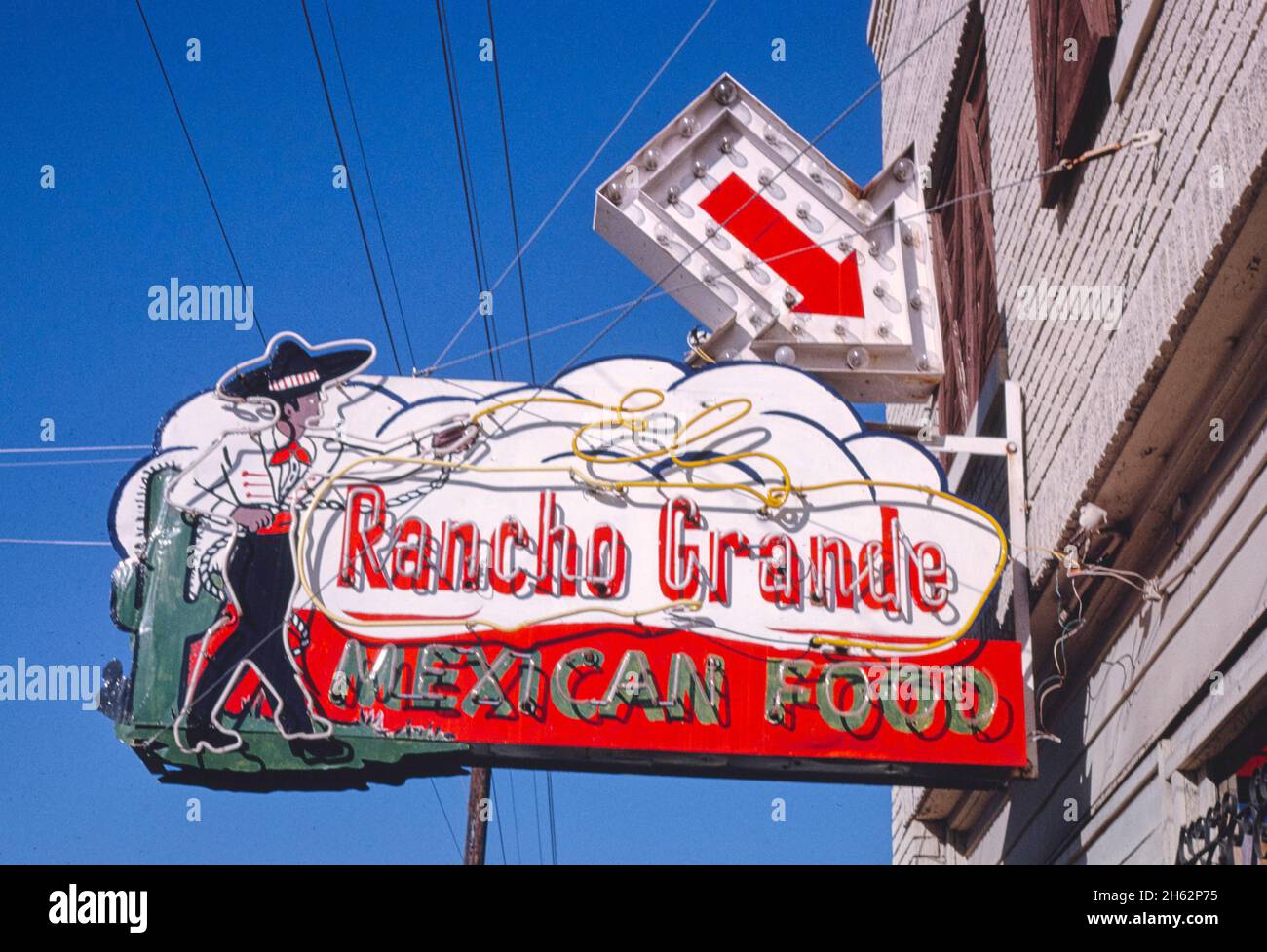 Rancho grande restaurant sign hi-res stock photography and images - Alamy