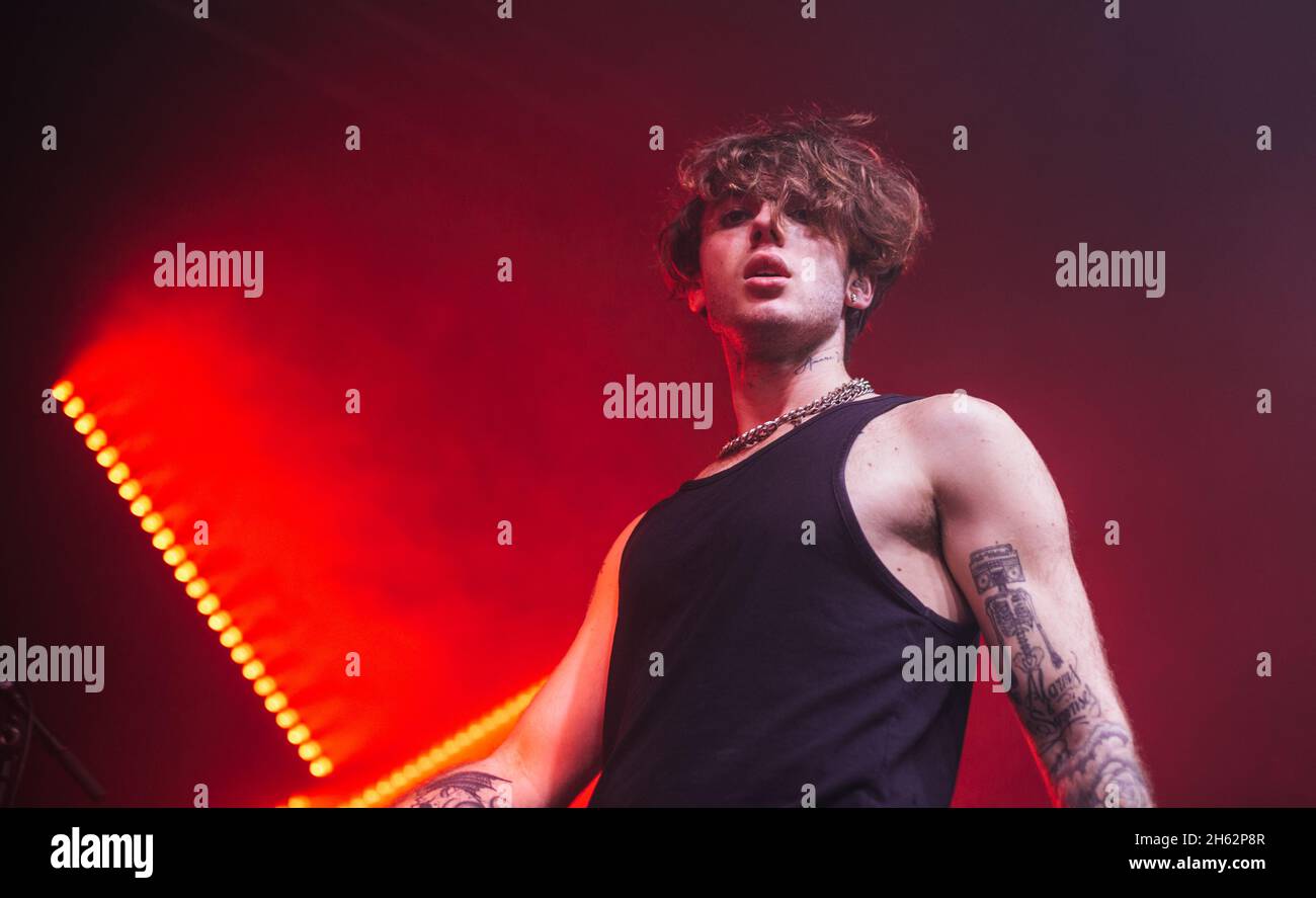 Kid Brunswick live at Manchester Academy Uk, 28th October 2021 Stock ...