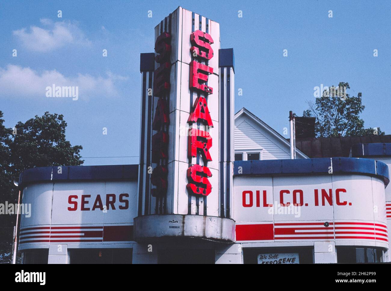 Sears Oil Company, Rome, New York; ca. 1983 Stock Photo - Alamy