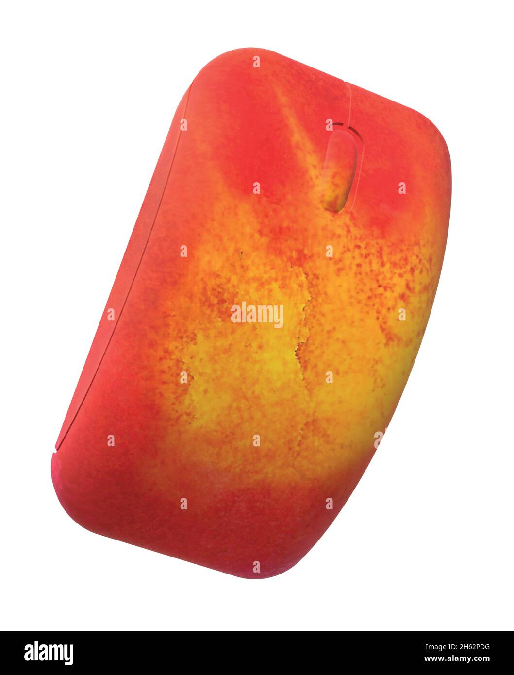 Watercolor Red Yellow Wireless Mouse Stock Vector Image & Art - Alamy