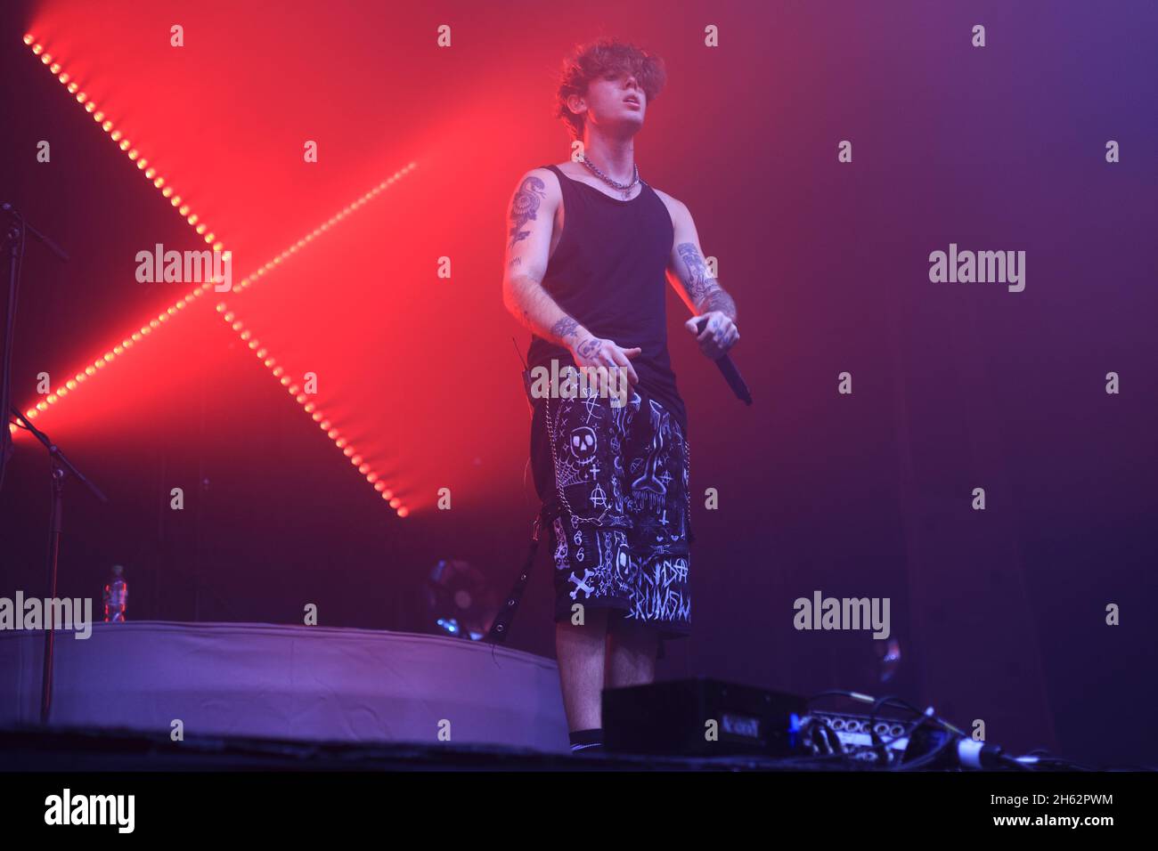 Kid Brunswick live at Manchester Academy Uk, 28th October 2021 Stock ...