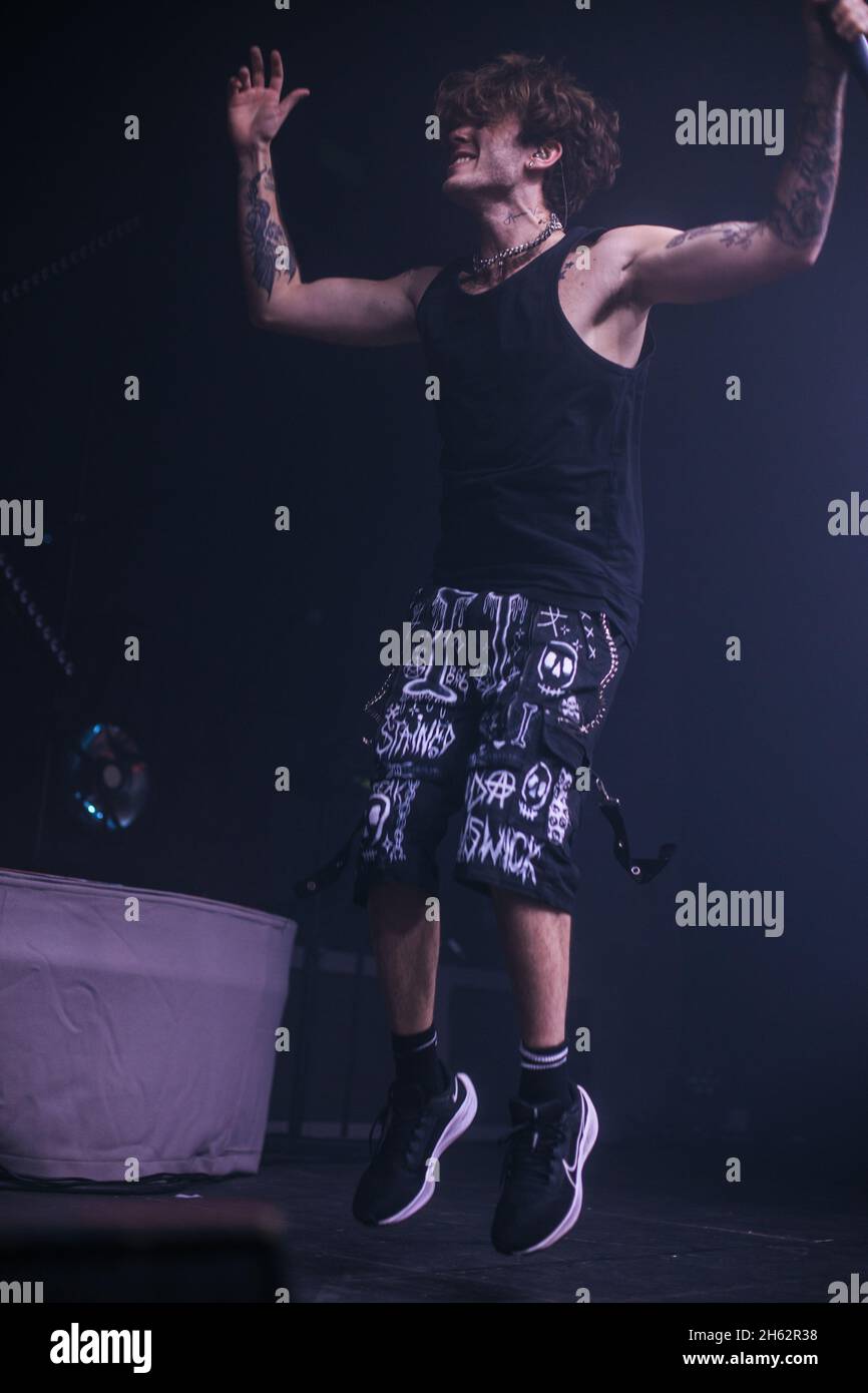 Kid Brunswick live at Manchester Academy Uk, 28th October 2021 Stock ...