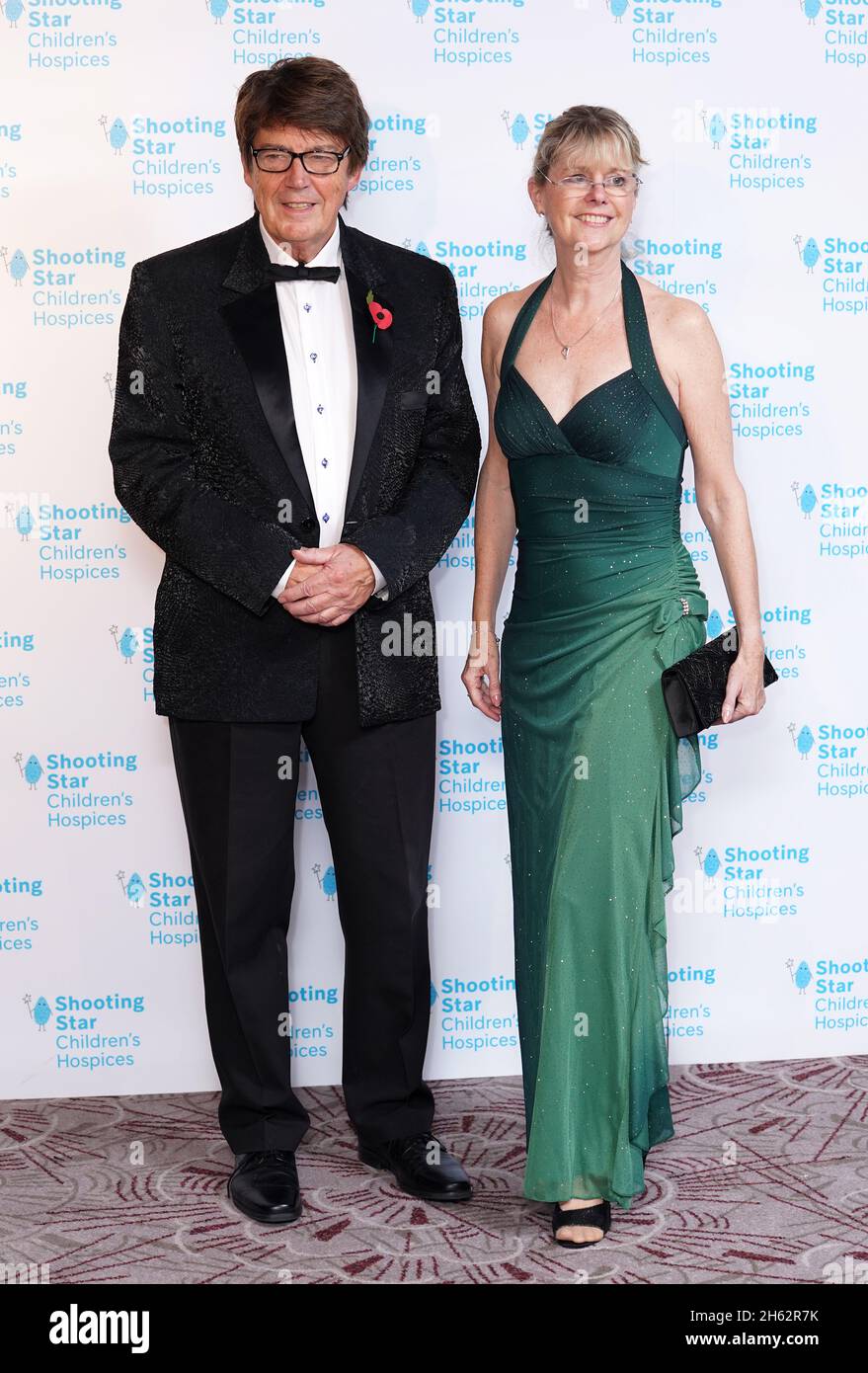 Mike Read (left) arrives for the annual Shooting Star Ball in aid of ...