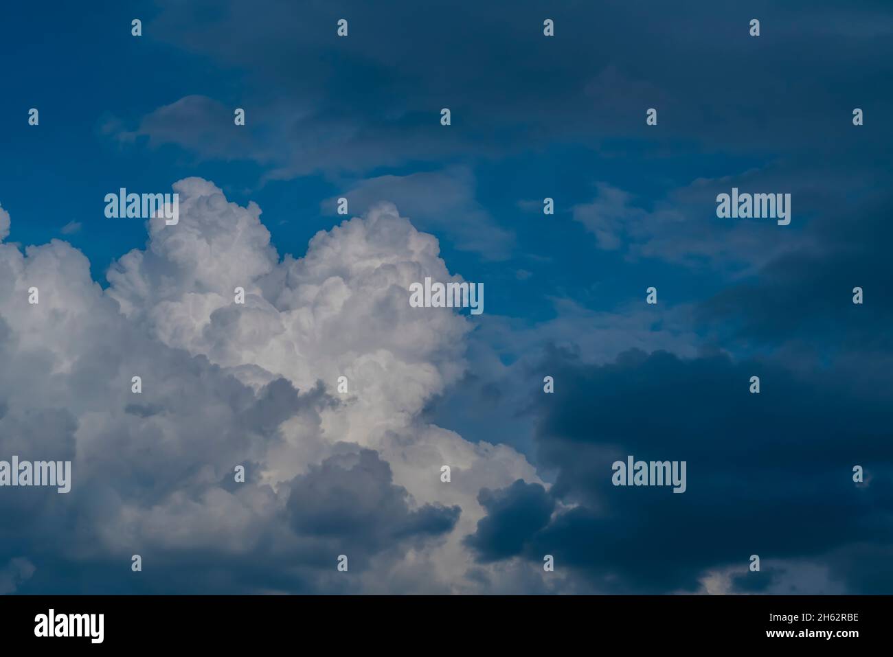 large rain clouds in the sky just before a storm Stock Photo - Alamy