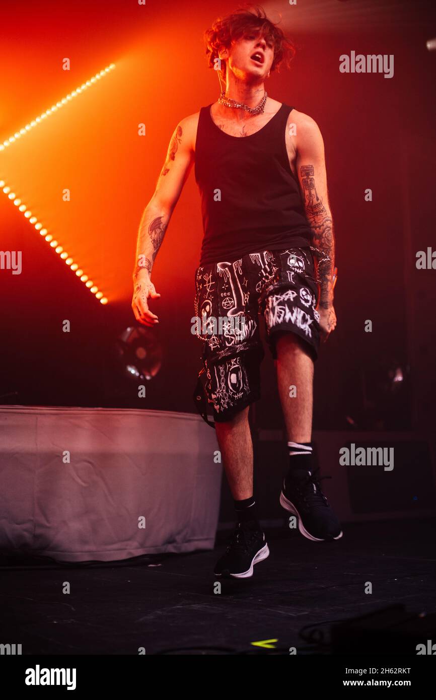 Kid Brunswick live at Manchester Academy Uk, 28th October 2021 Stock ...