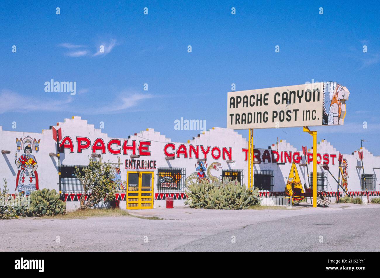 Apache Canyon Trading Post, view 2, Routes 62 and 180, Whites City, New ...