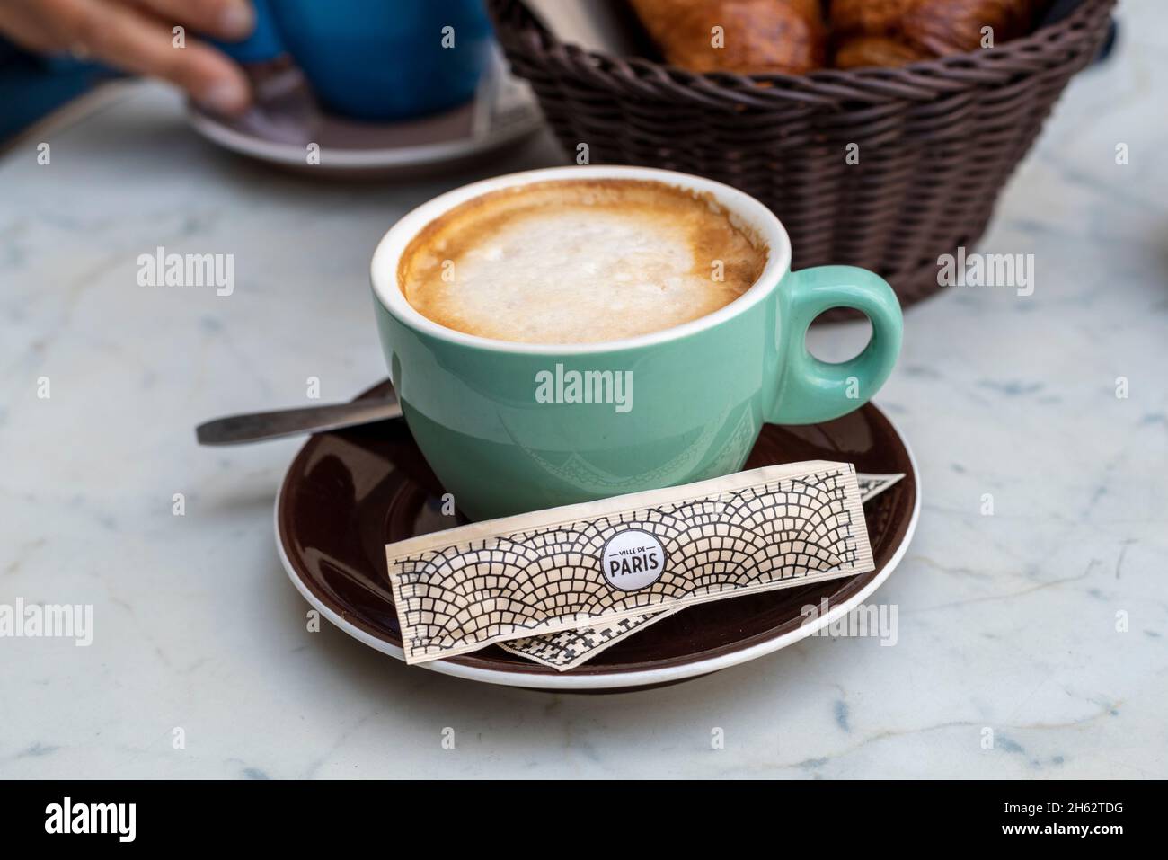 france,paris,sugar with the lettering paris,cappuccino,behind it ...