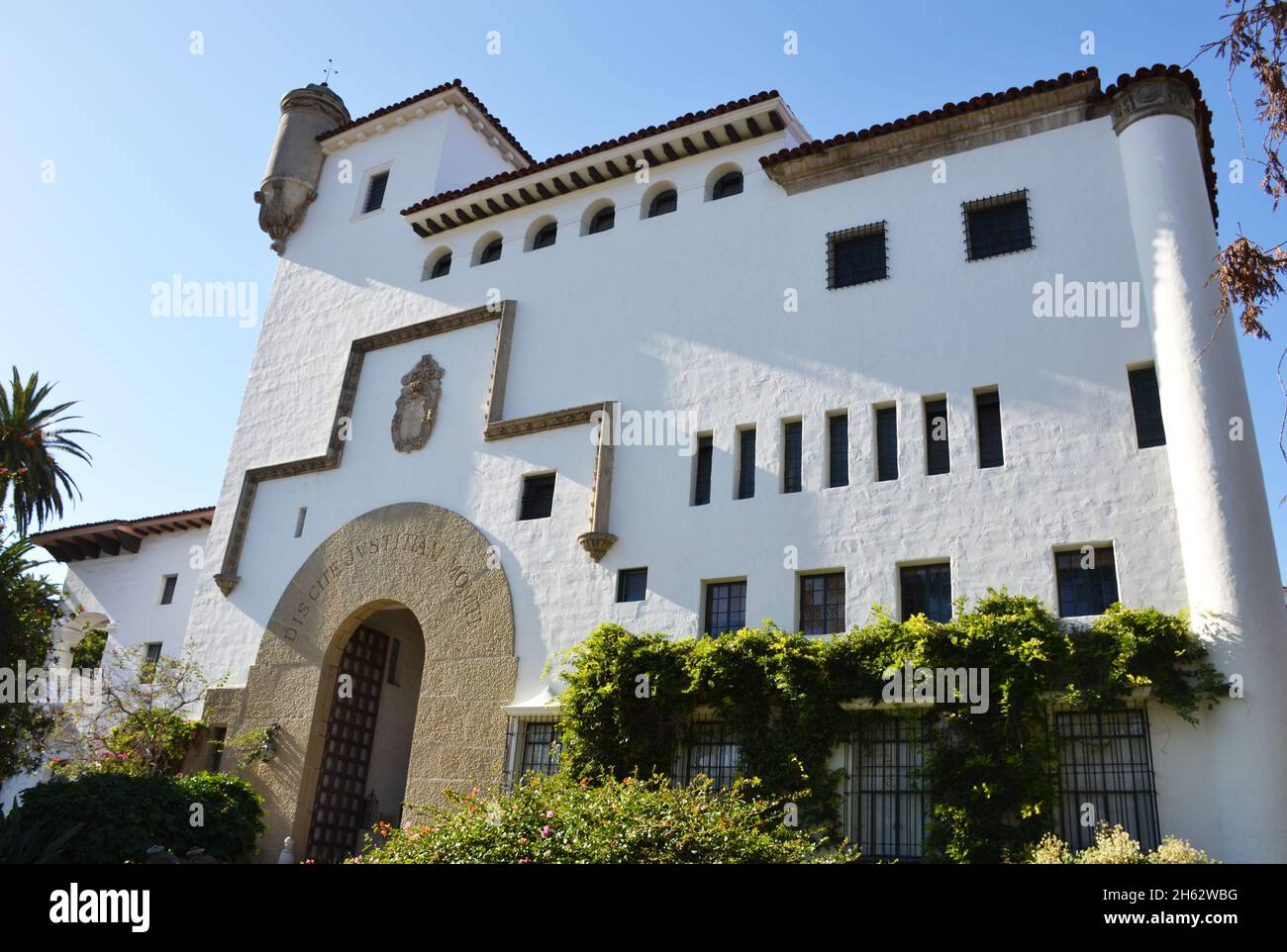 Historic courthouse in Santa Barbara, California Stock Photo - Alamy