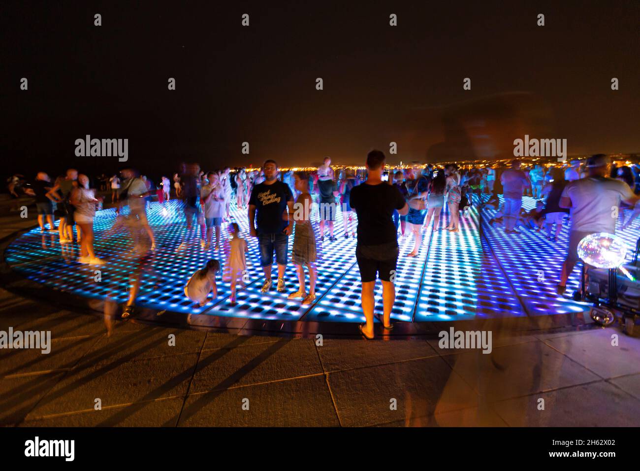 Blue light installation hi-res stock photography and images - Alamy