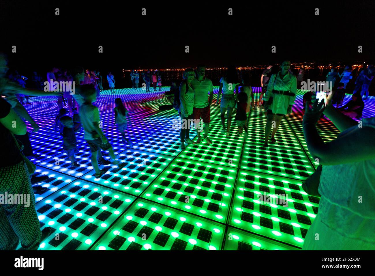 Blue light installation hi-res stock photography and images - Alamy