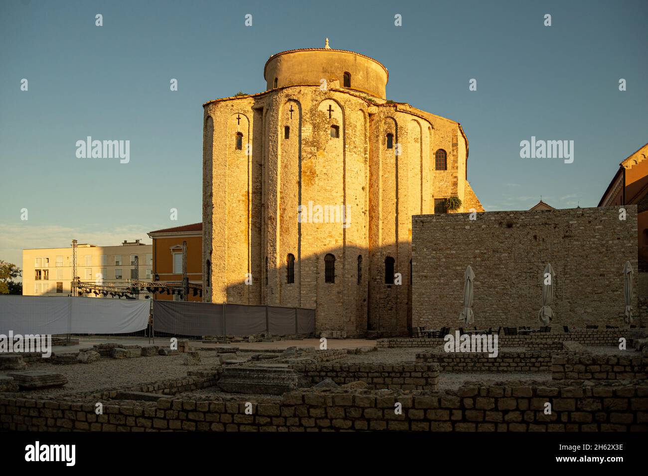 church of st. donat,a monumental building from the 9th century in zadar ...