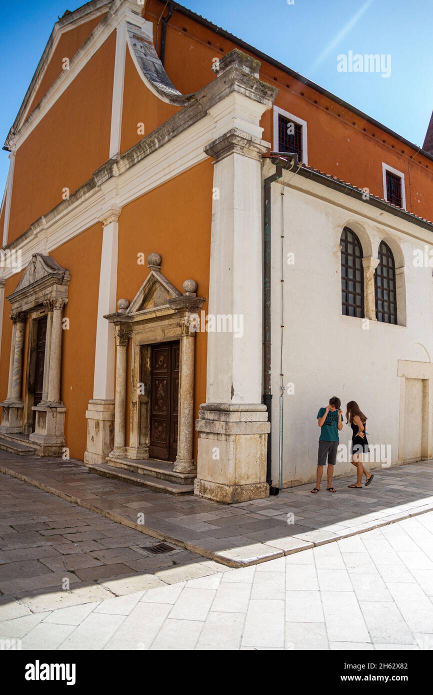 the saint simon church (san simeon) in zadar in croatia Stock Photo - Alamy