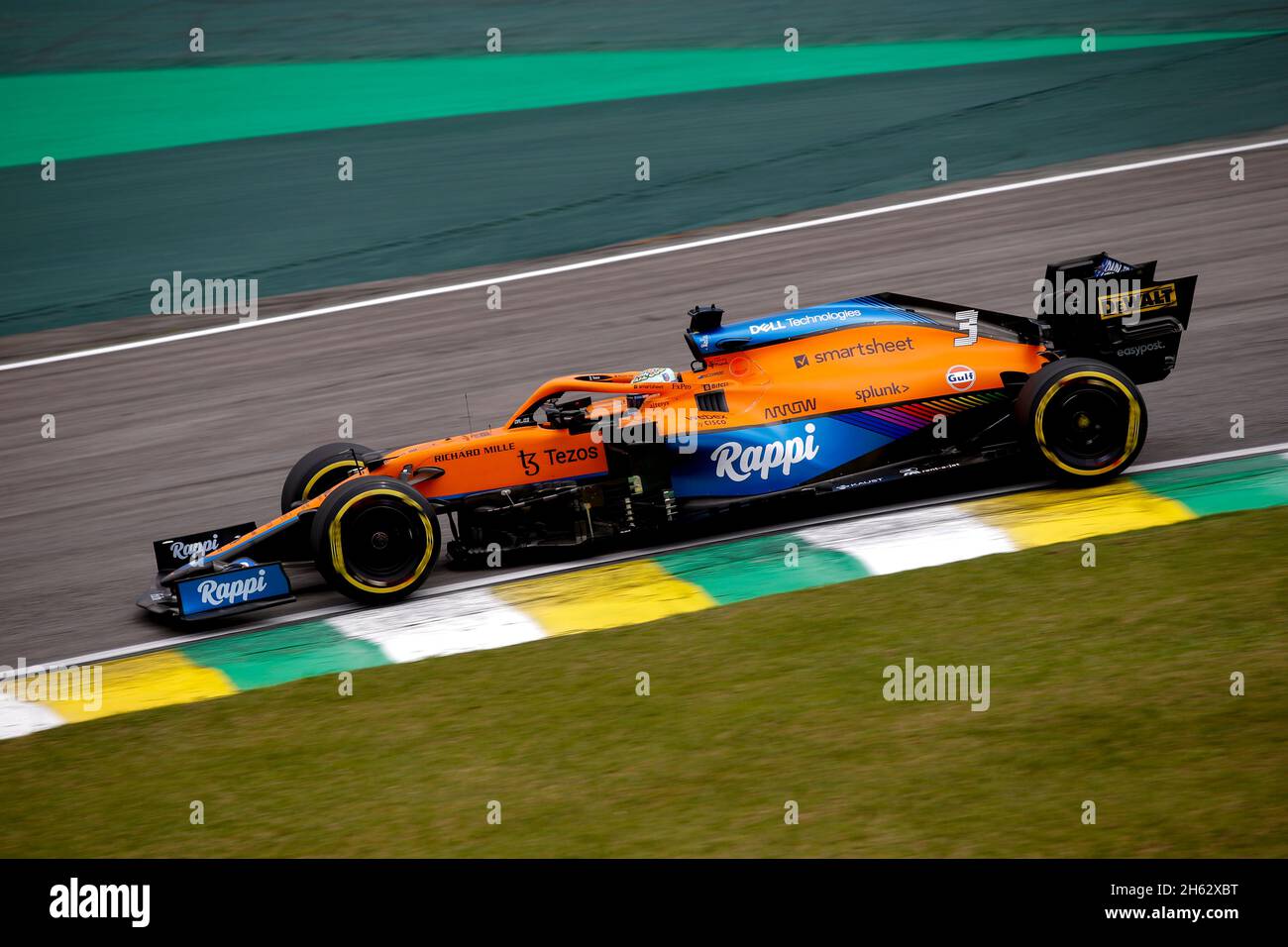 Sao Paulo, Brazil. 12th Nov, 2021. # 3 Daniel Ricciardo (AUS, McLaren ...