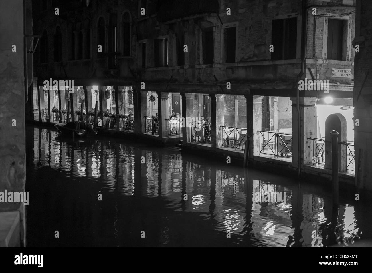 a night walk through venice,italy Stock Photo - Alamy