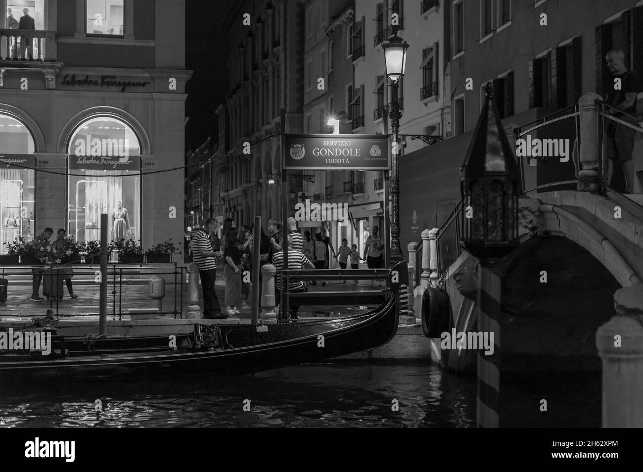 a night walk through venice,italy Stock Photo - Alamy