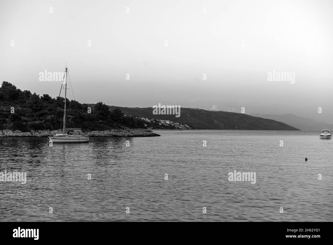 labadusa beach,ciovo island,croatia Stock Photo - Alamy