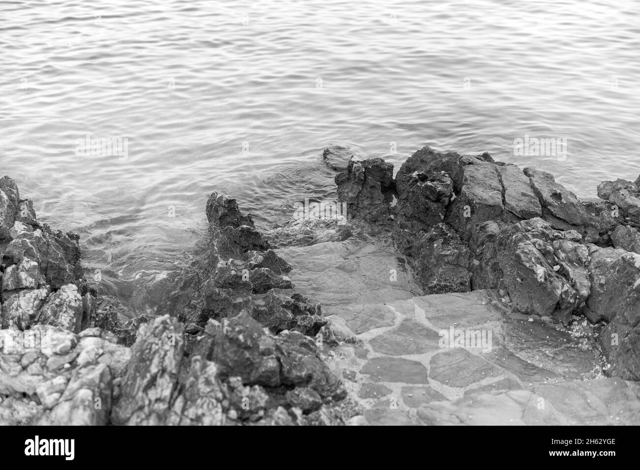 labadusa beach,ciovo island,croatia Stock Photo - Alamy