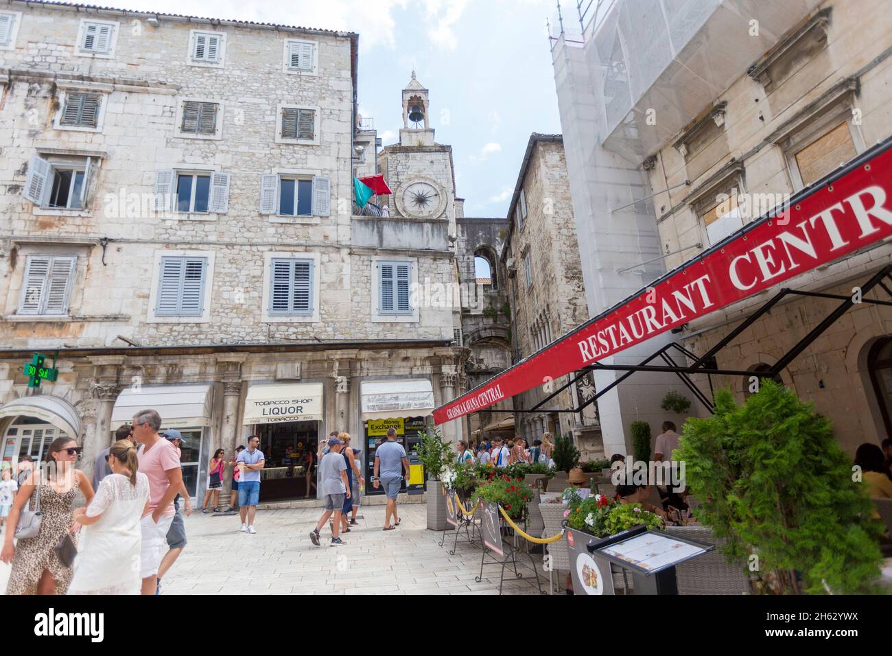 walking around in the old town of split,croatia Stock Photo - Alamy