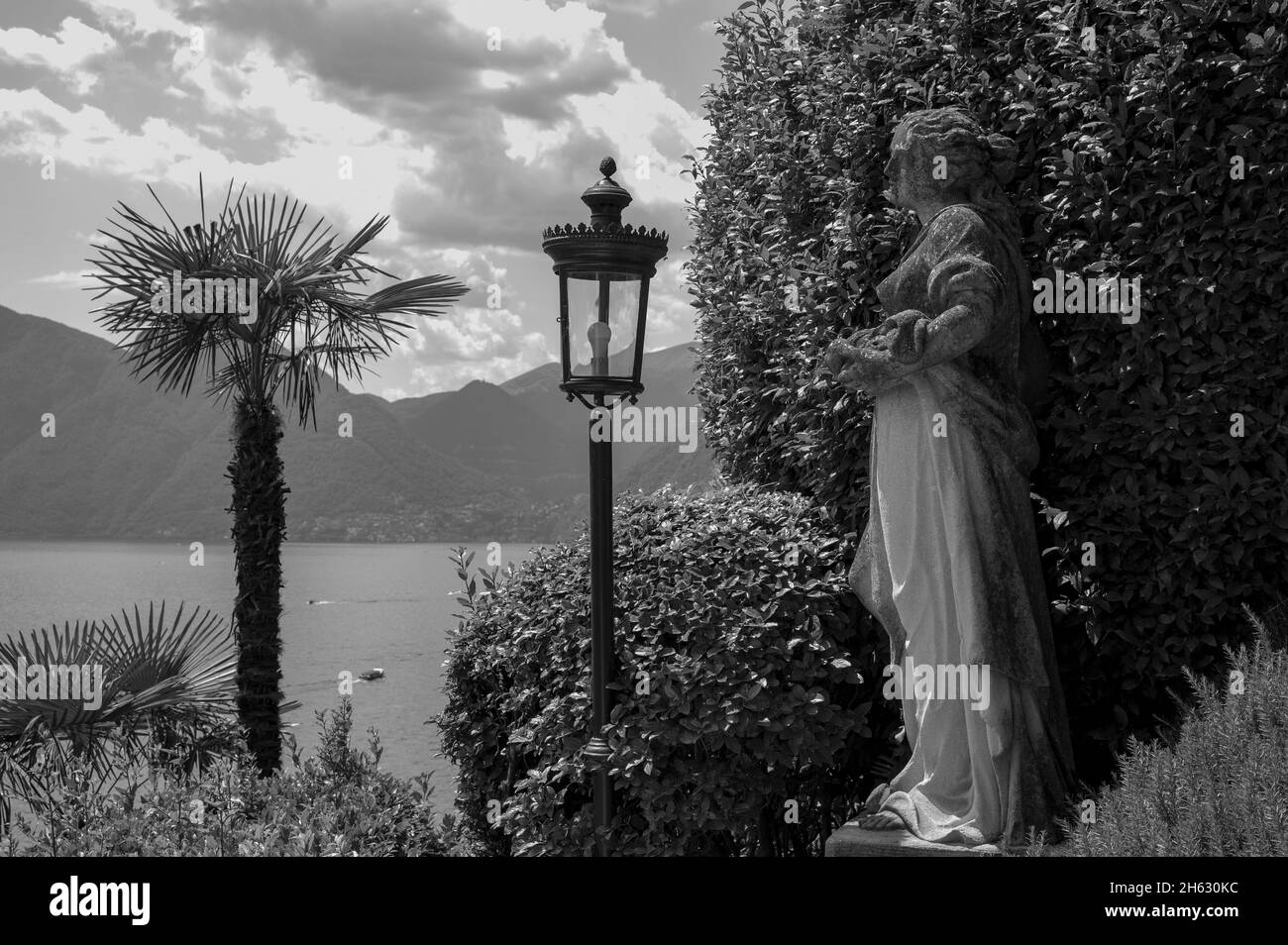beautiful famous villa del balbianello,lenno,lake como,italy - filming ...