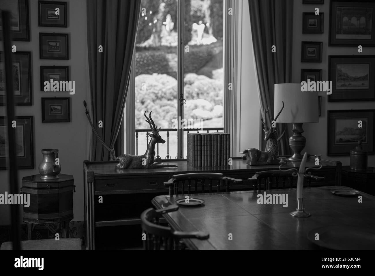 beautiful famous villa del balbianello,lenno,lake como,italy - filming ...