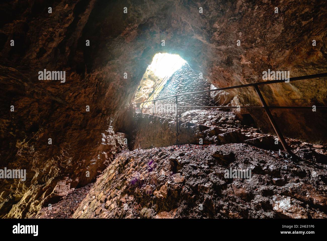 a cave in plitvice national park,croatia Stock Photo - Alamy