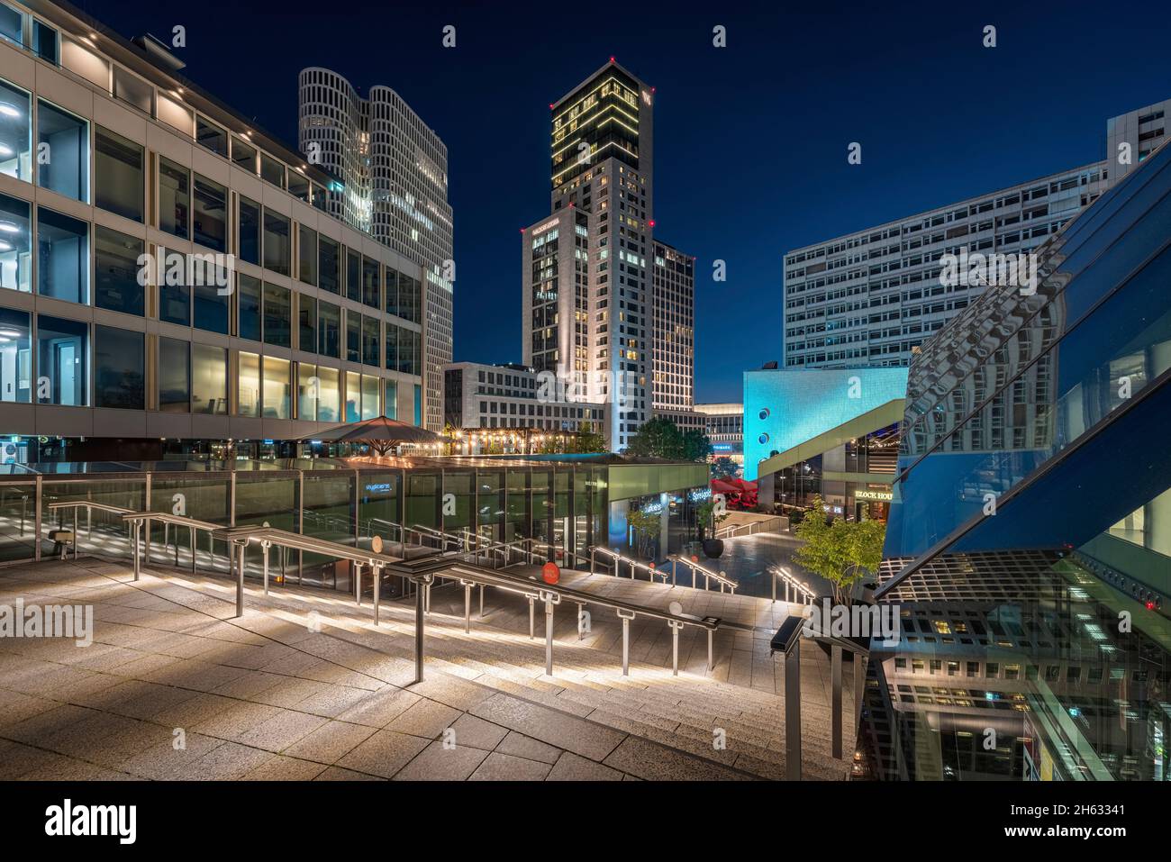 breitscheidplatz (square) in berlin Stock Photo - Alamy